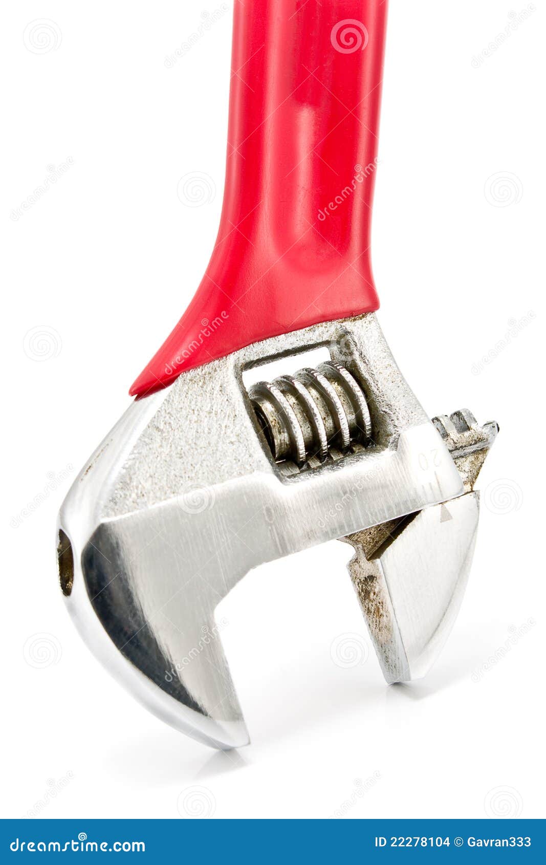 Adjustable wrench tool stock photo. Image of iron, adjustment - 22278104