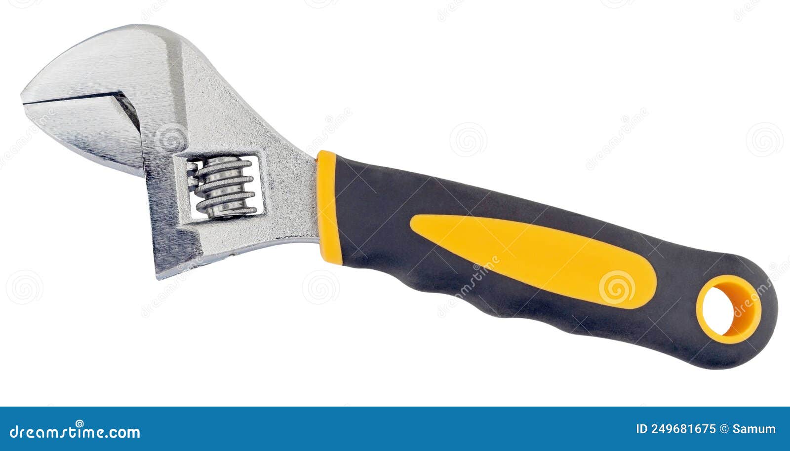 Adjustable Wrench Work Spanner Stock Image - Image of background, iron ...
