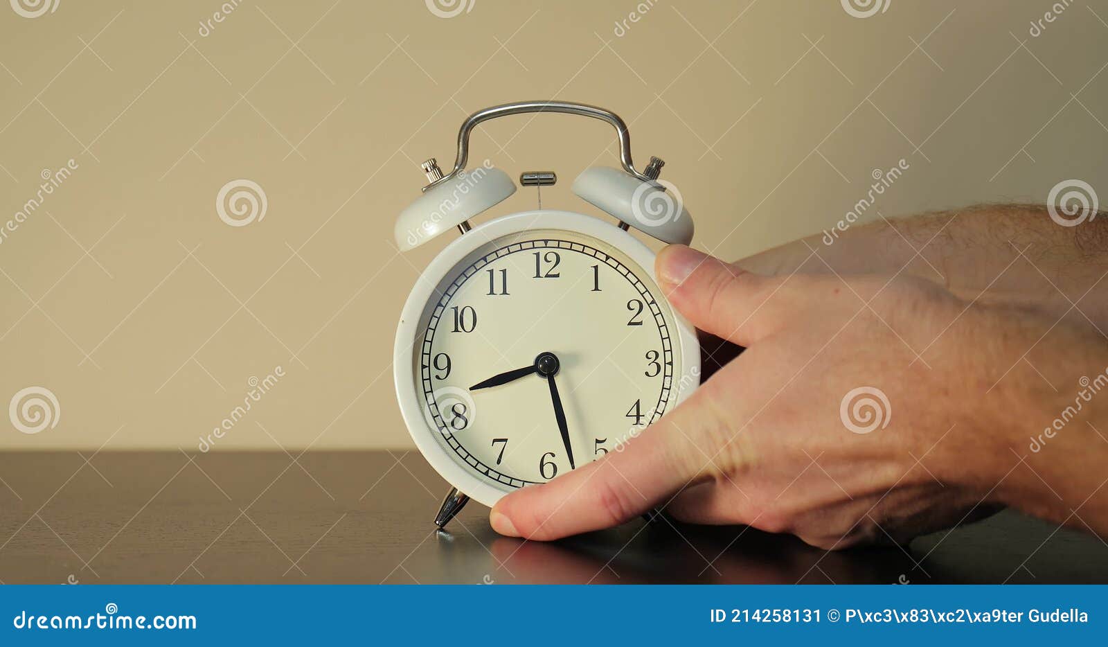 Adjusting Clock Forward One Hour, for Dst Stock Video - Video of home ...