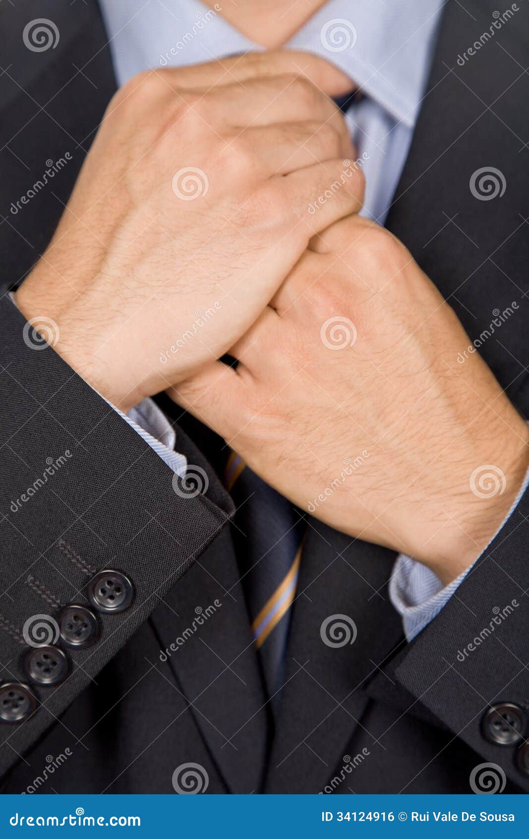 Adjusting stock photo. Image of business, career, body - 34124916