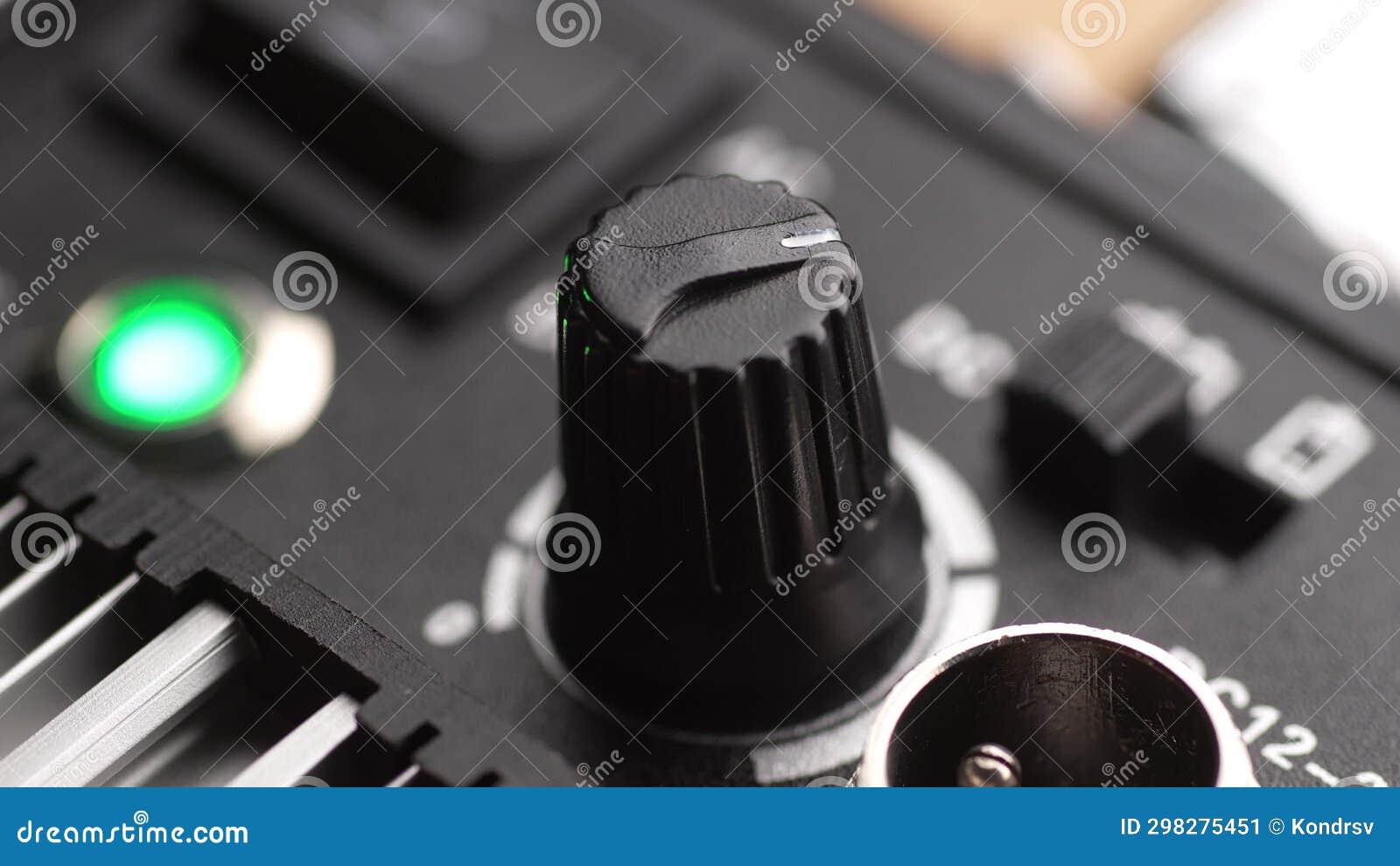 Adjusting Dial on Control Panel. Stock Video - Video of calibration ...