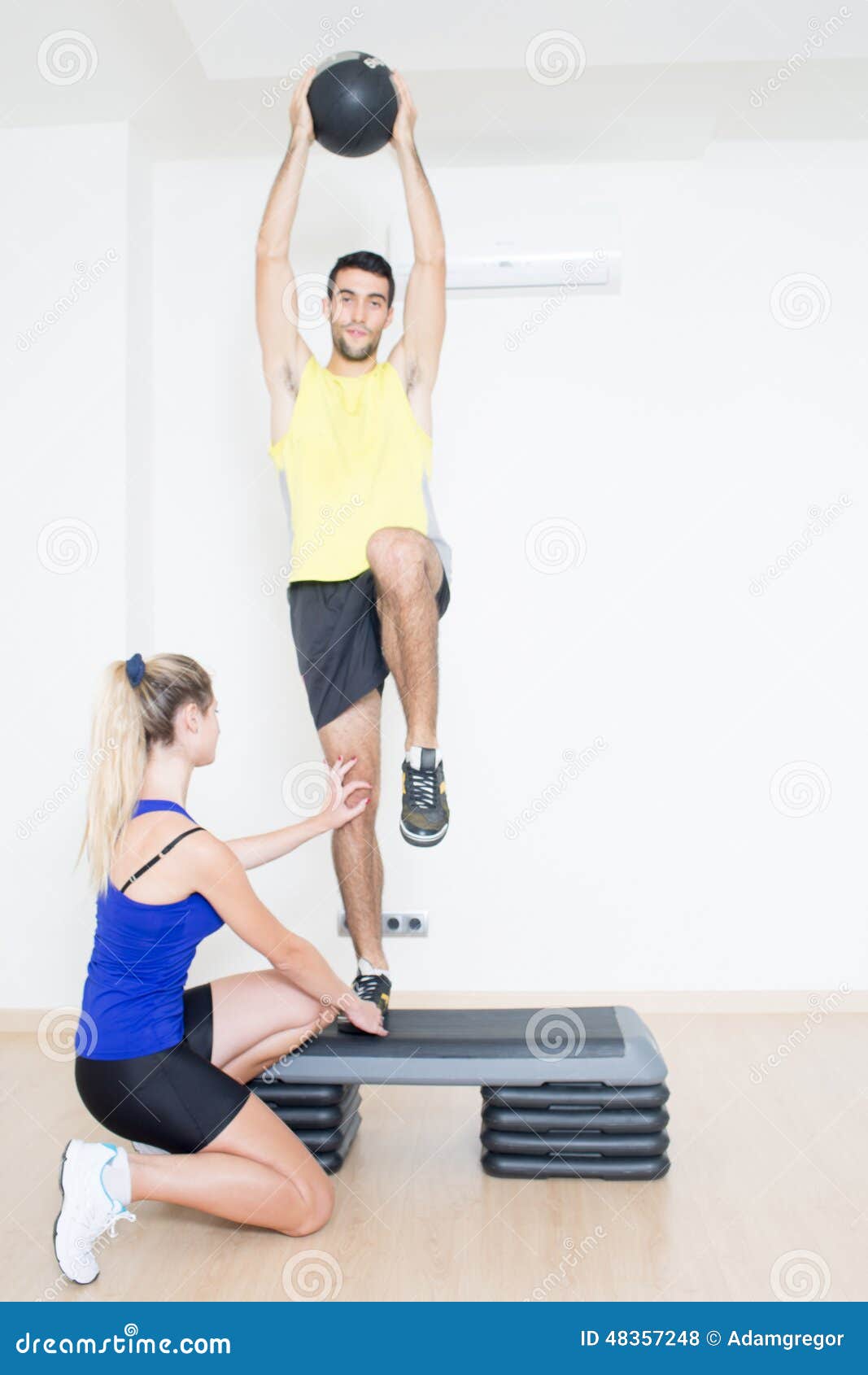 Adjusting Functional Training Stock Photo - Image of functional ...