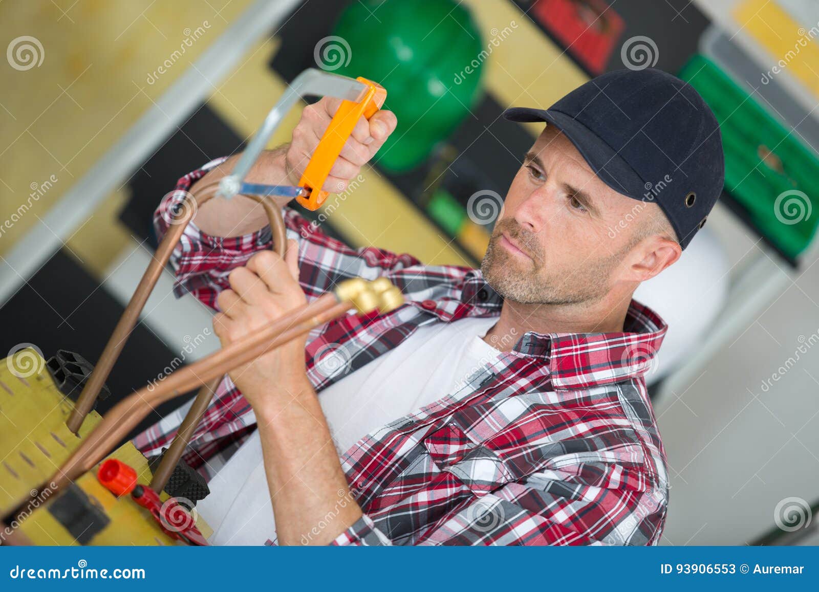 Adjusting size steel pipe stock image. Image of flow - 93906553