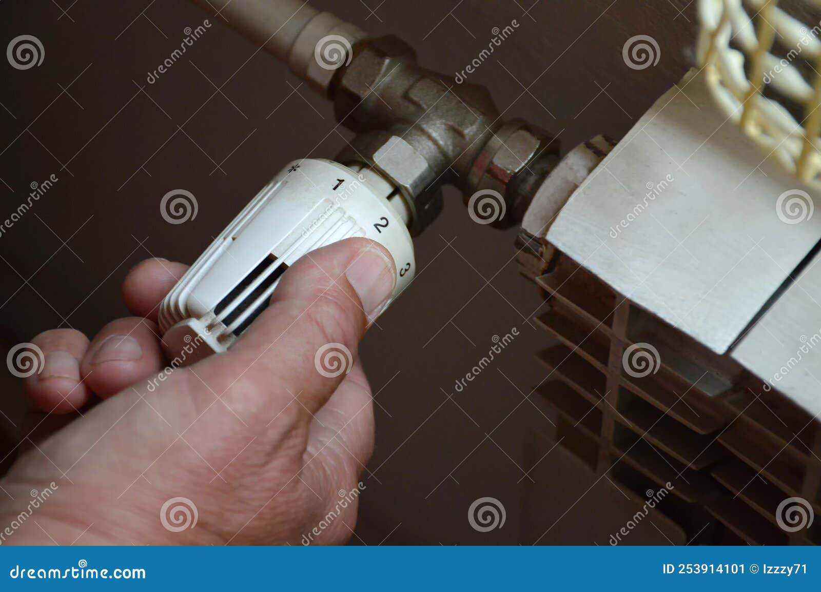 Adjusting Thermostatic Radiator Valve To Control Central Heating ...