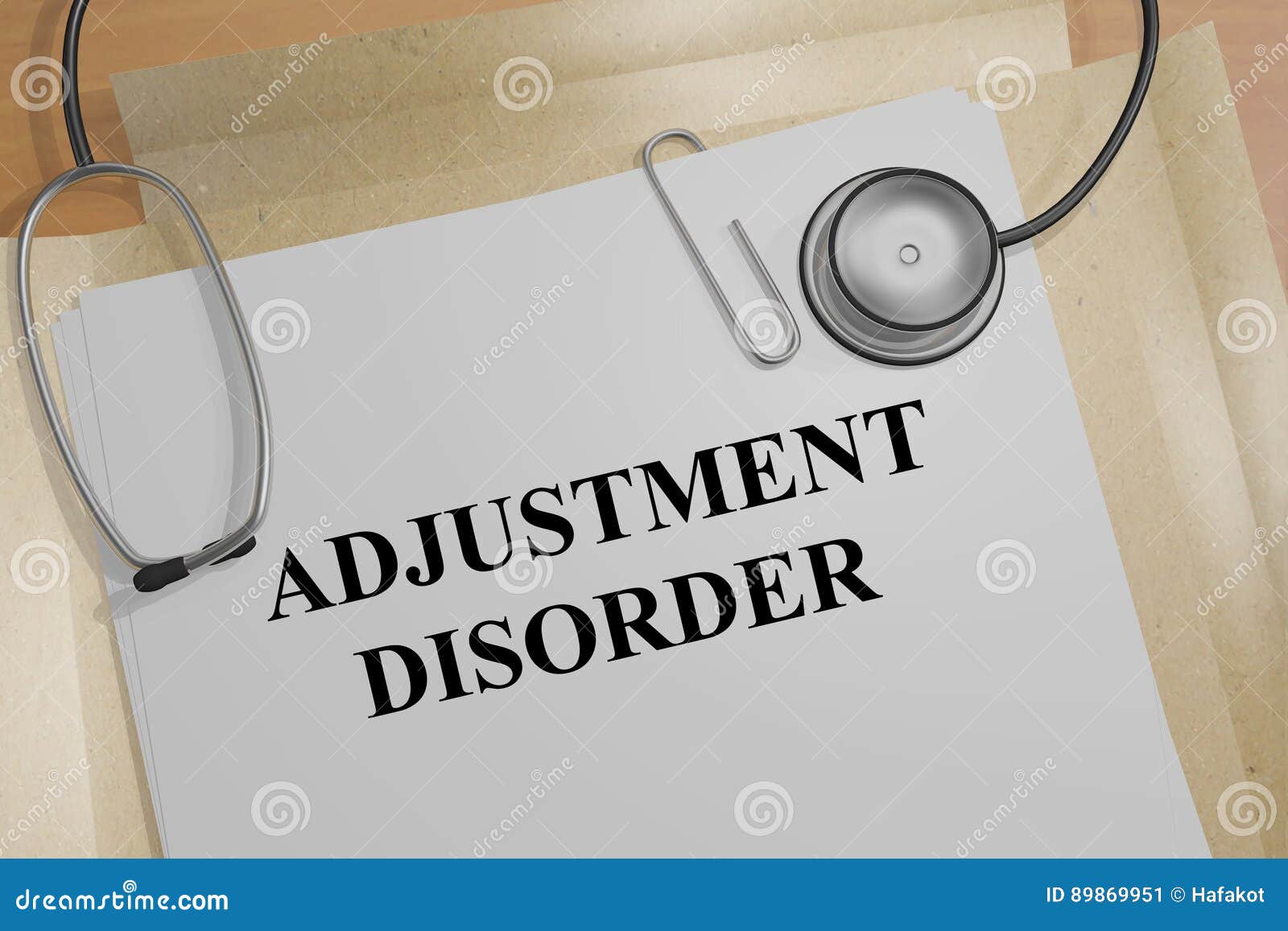 Adjustment Disorder - Medical Concept Stock Illustration - Illustration ...