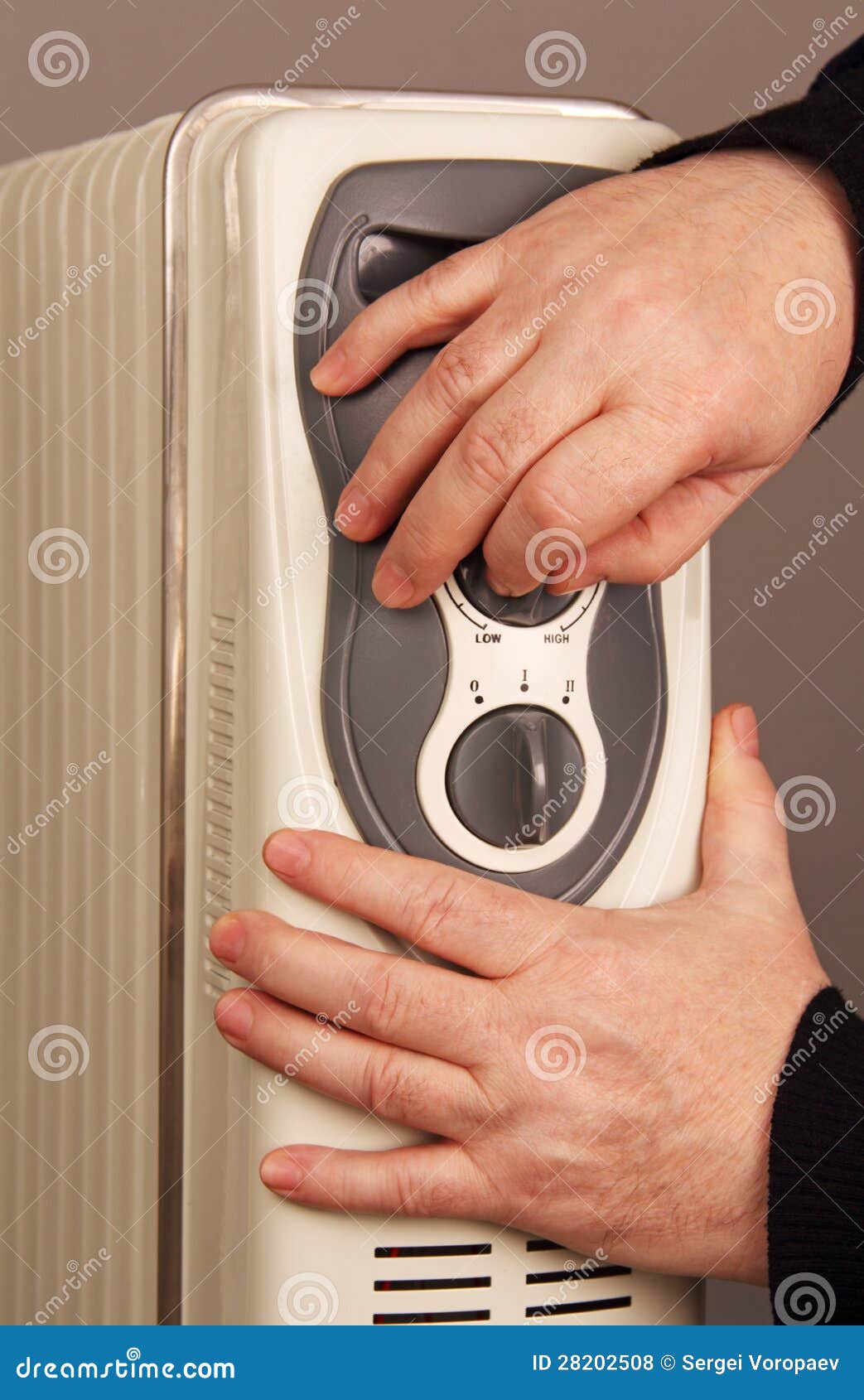 Adjustment home heater stock photo. Image of detail, regulator - 28202508