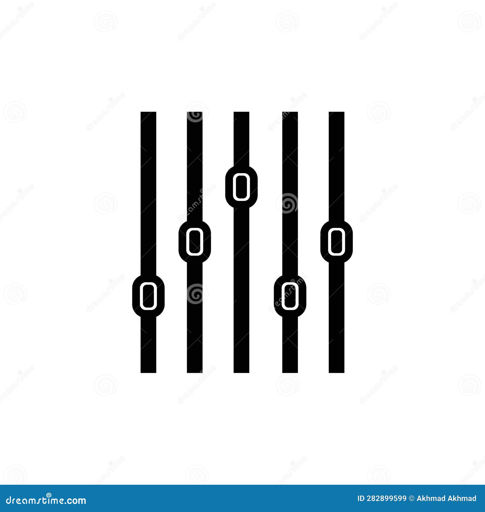 Adjustment Icon stock vector. Illustration of isolated - 282899599