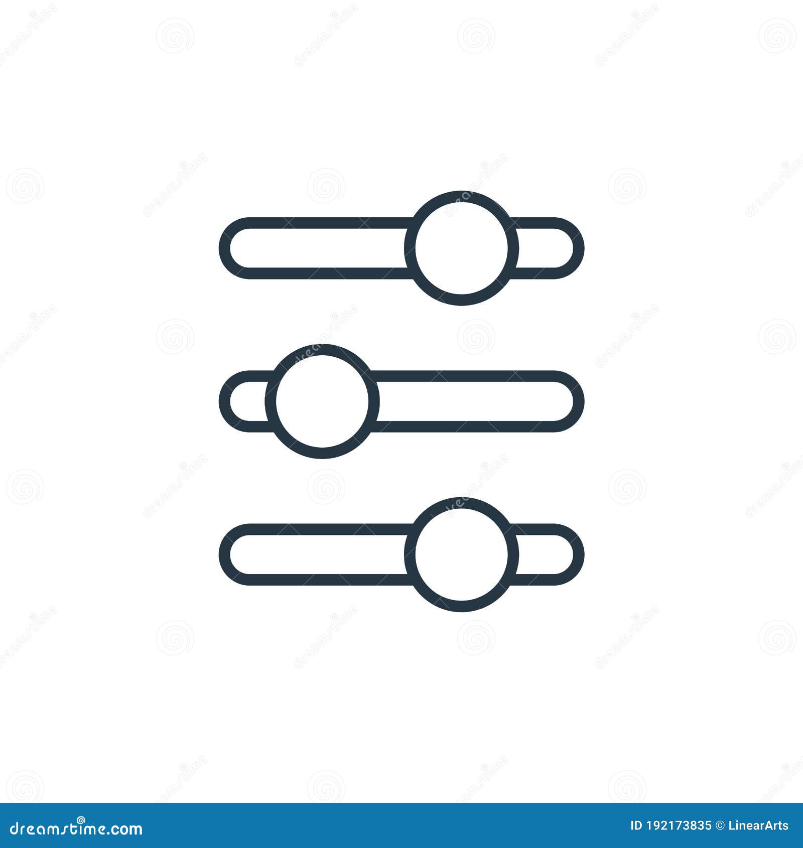 Adjustment Icon Vector from Smarthome Concept. Thin Line Illustration ...