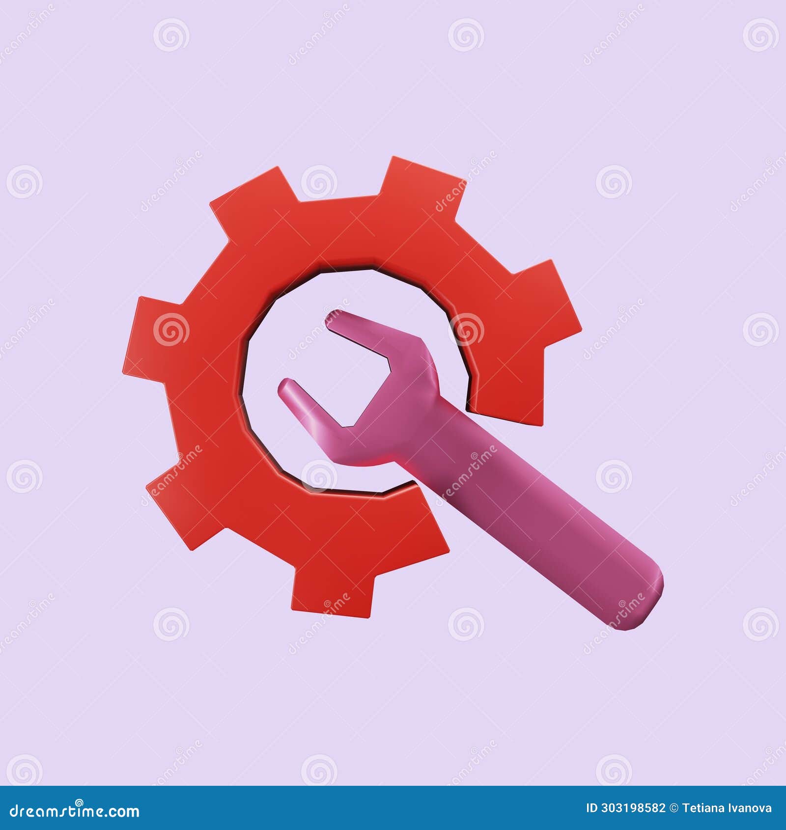 Icon of Gears Symbolizing Settings and Customization. Stock Photo ...