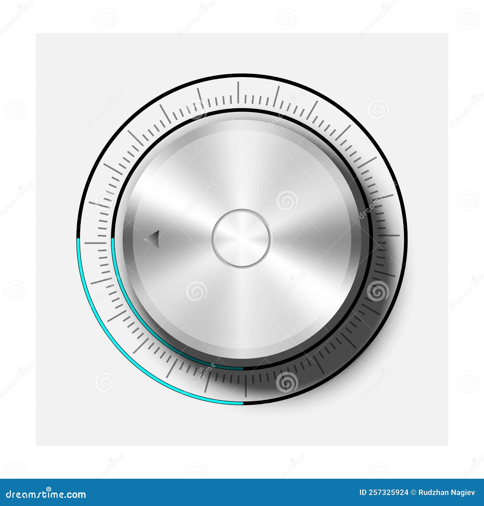 Adjustment round dial stock illustration. Illustration of amplifier ...