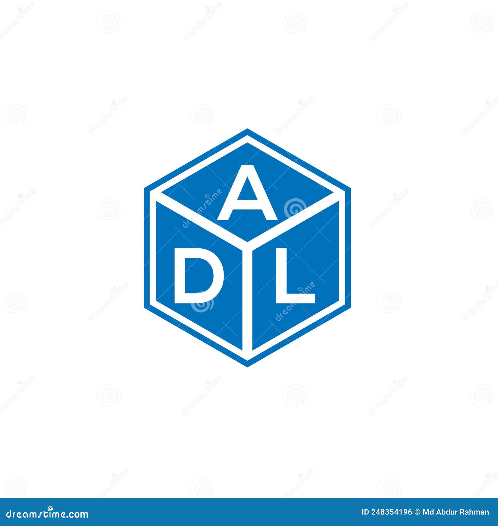 ADL Letter Logo Design On Black Background. ADL Creative Initials ...