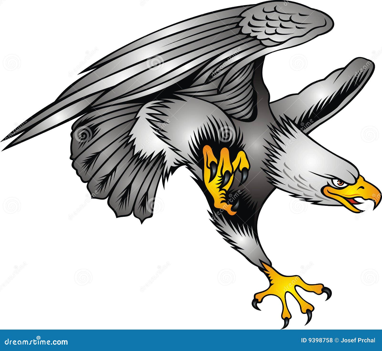 Adler vektor abbildung. Illustration von verzierung, zeichen - 9398758