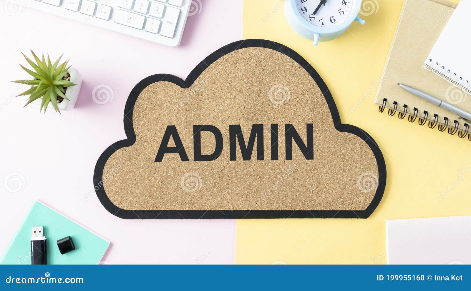Admin - Administration Binder in the Office Stock Photo - Image of ...