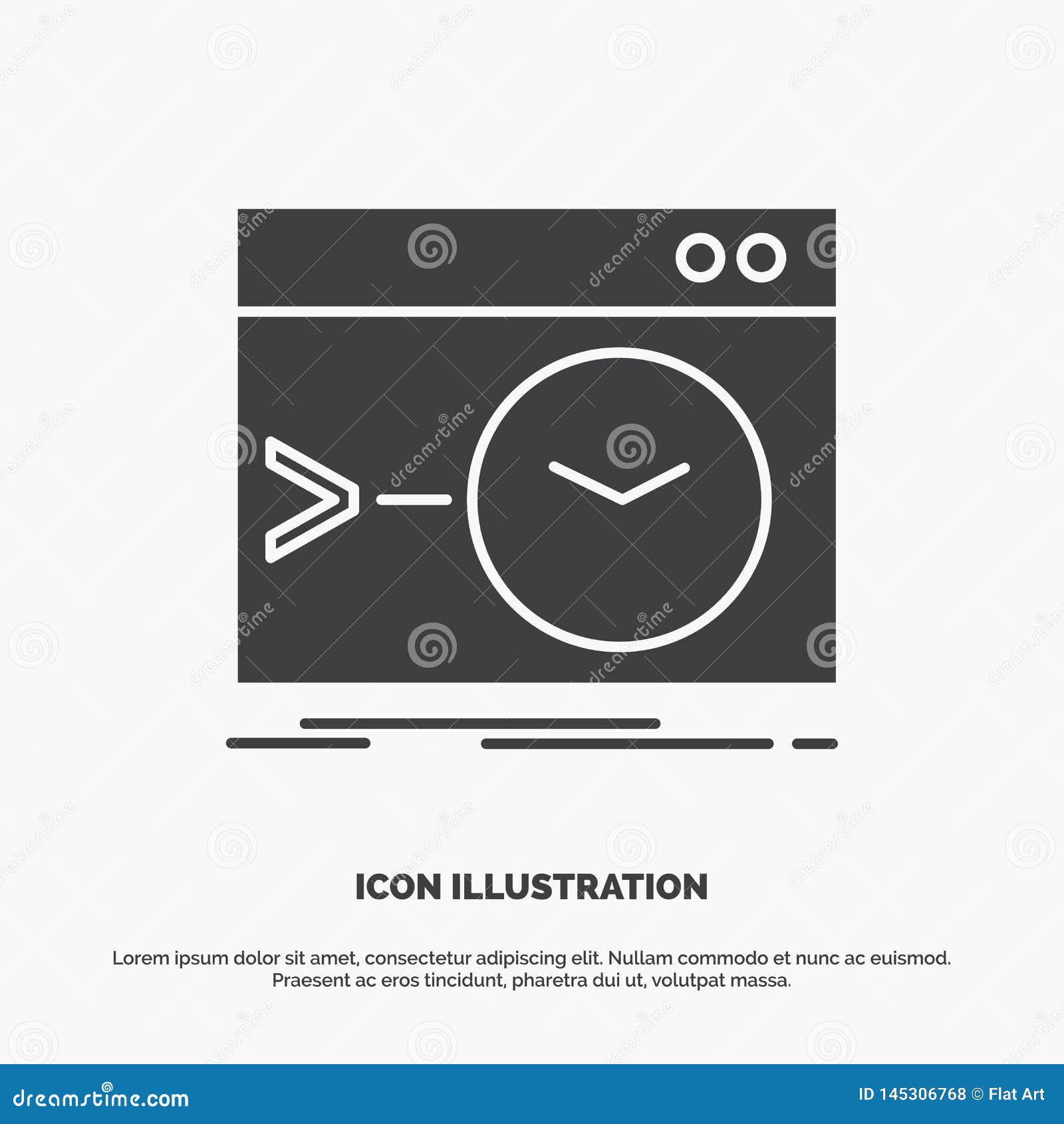 Admin Command Root Software Terminal Icon Glyph Vector Gray Symbol For Ui And Ux Website