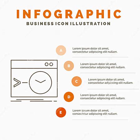 Admin, Command, Root, Software, Terminal Infographics Template for ...