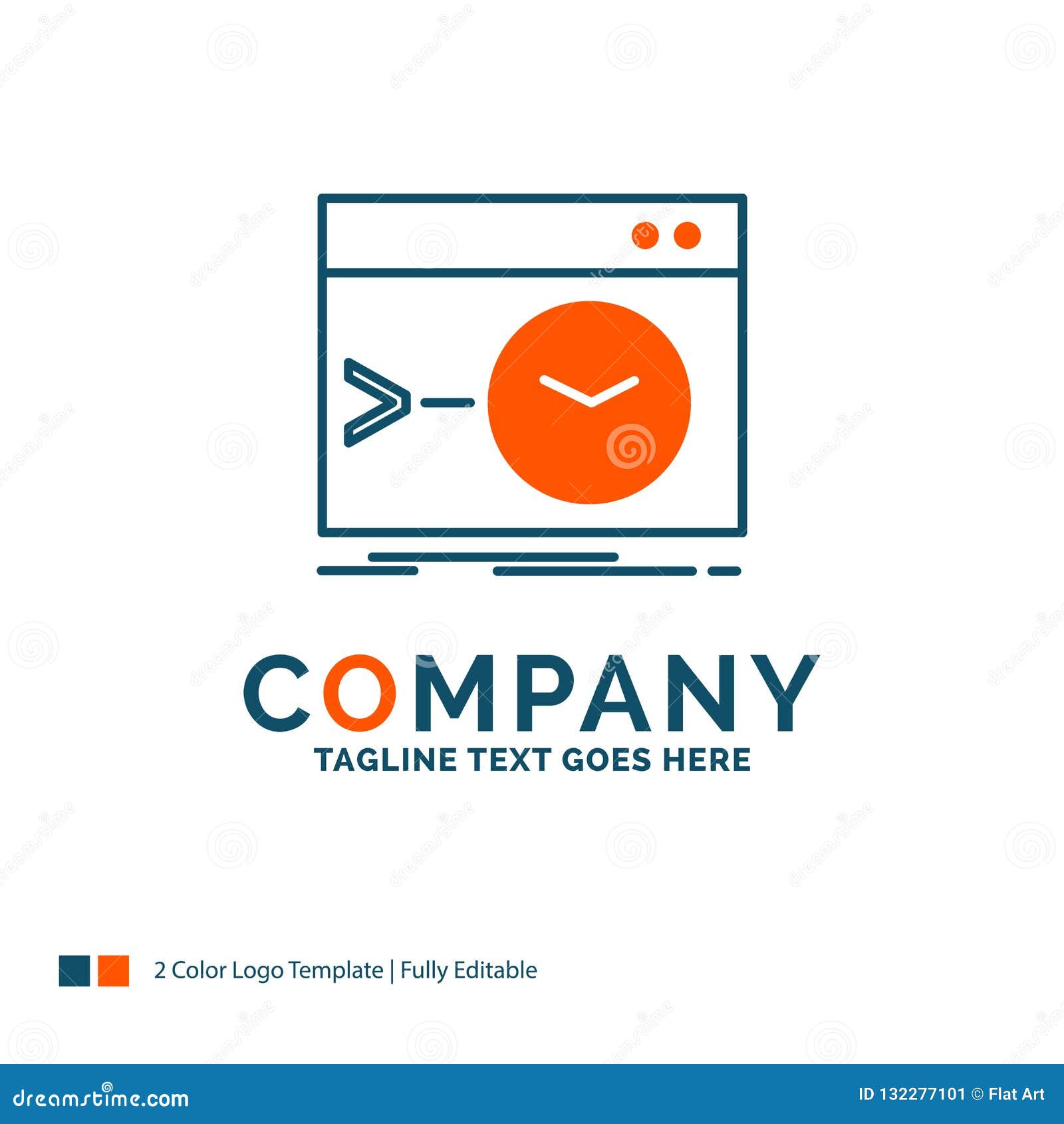 Admin, Commande, Racine, Logiciel, Terminal Logo Design Bleu Et O ...