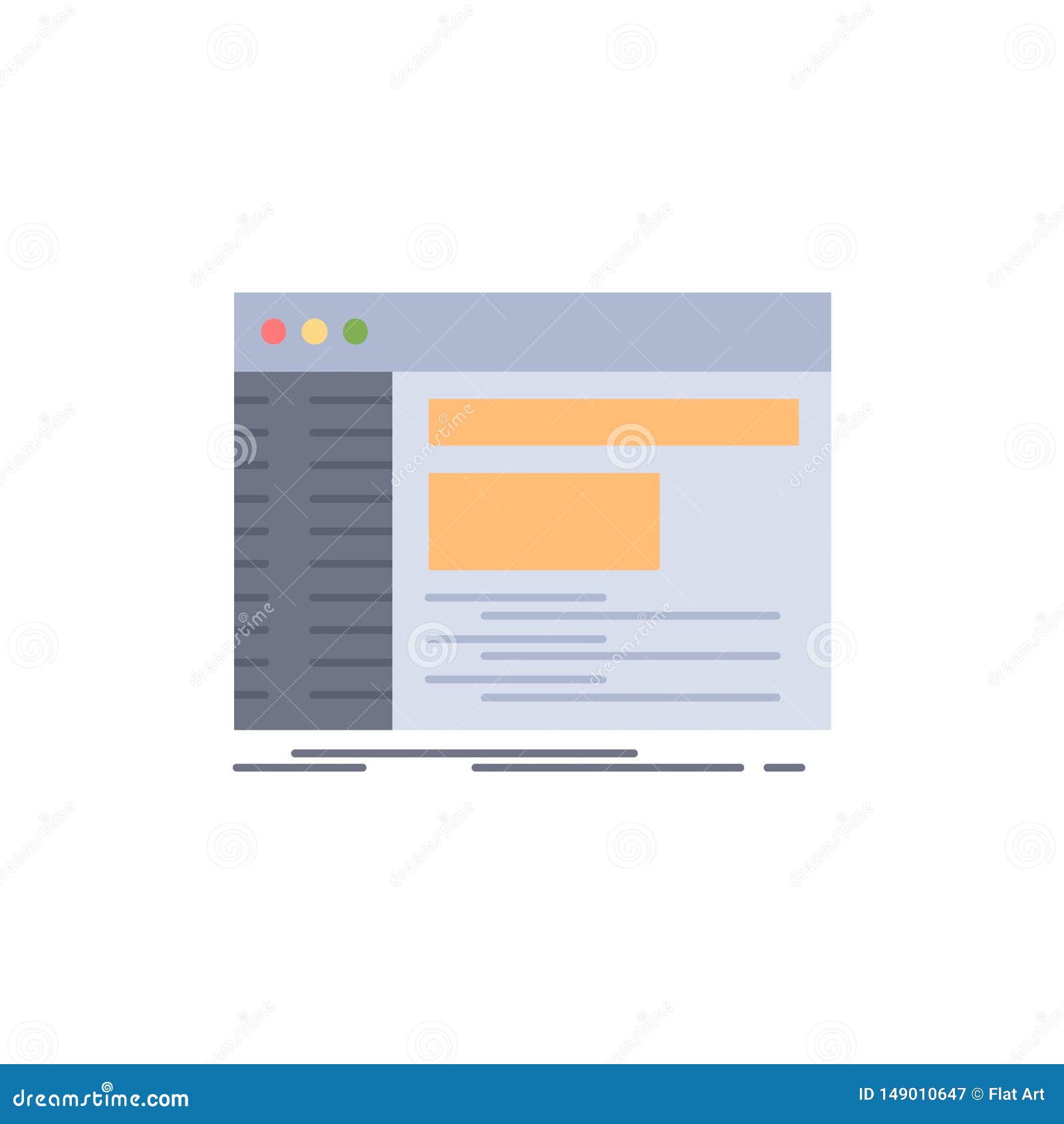 Admin, Console, Panel, Root, Software Flat Color Icon Vector Stock ...