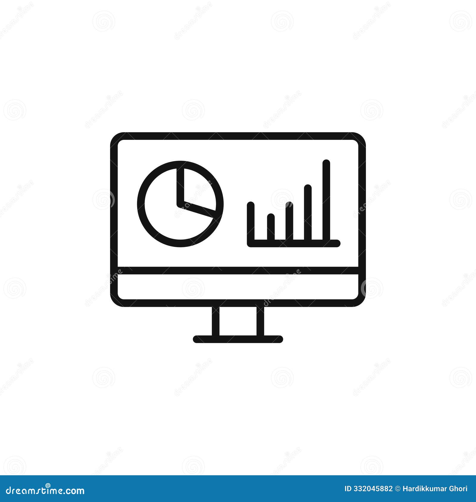 Admin Dashboard Icon Symbol On White Background Vector Illustration ...