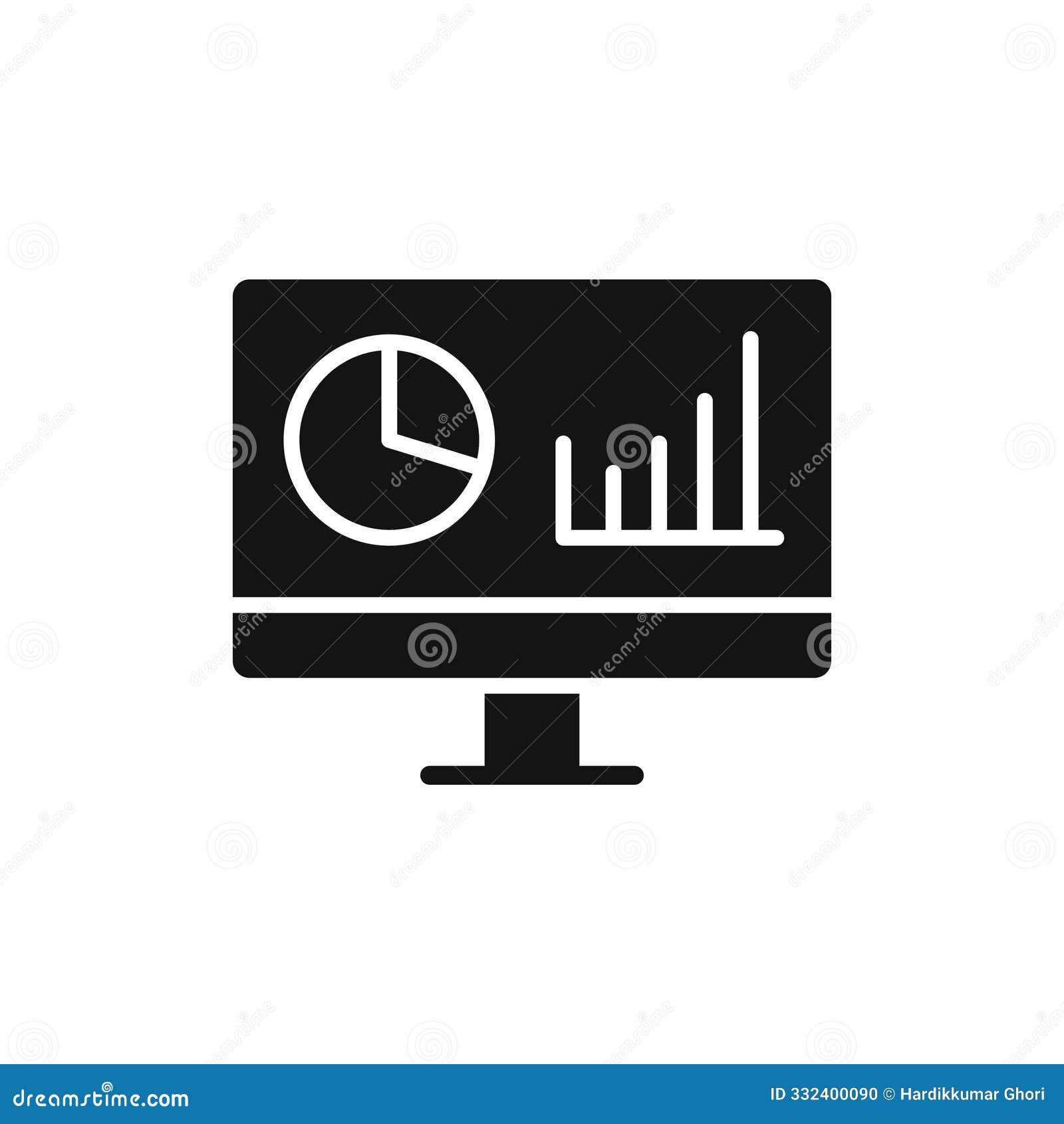 Admin Dashboard Icon Symbol on White Background Stock Illustration ...