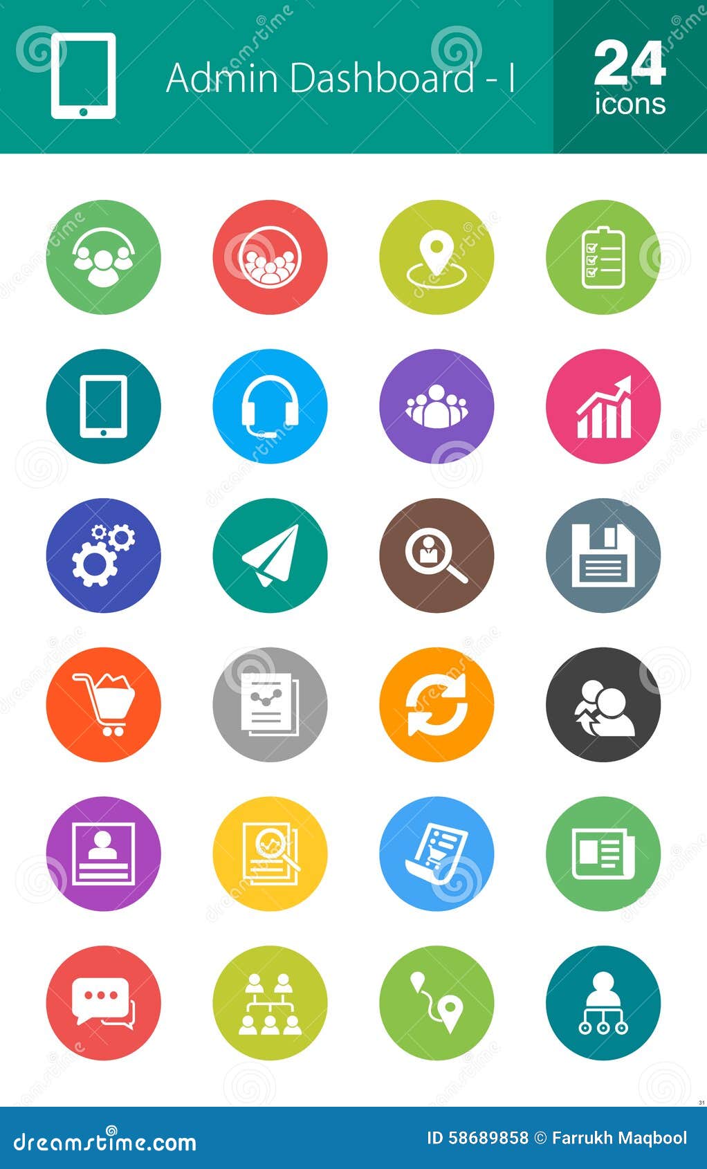 Admin Dashboard stock vector. Illustration of statistics - 58689858