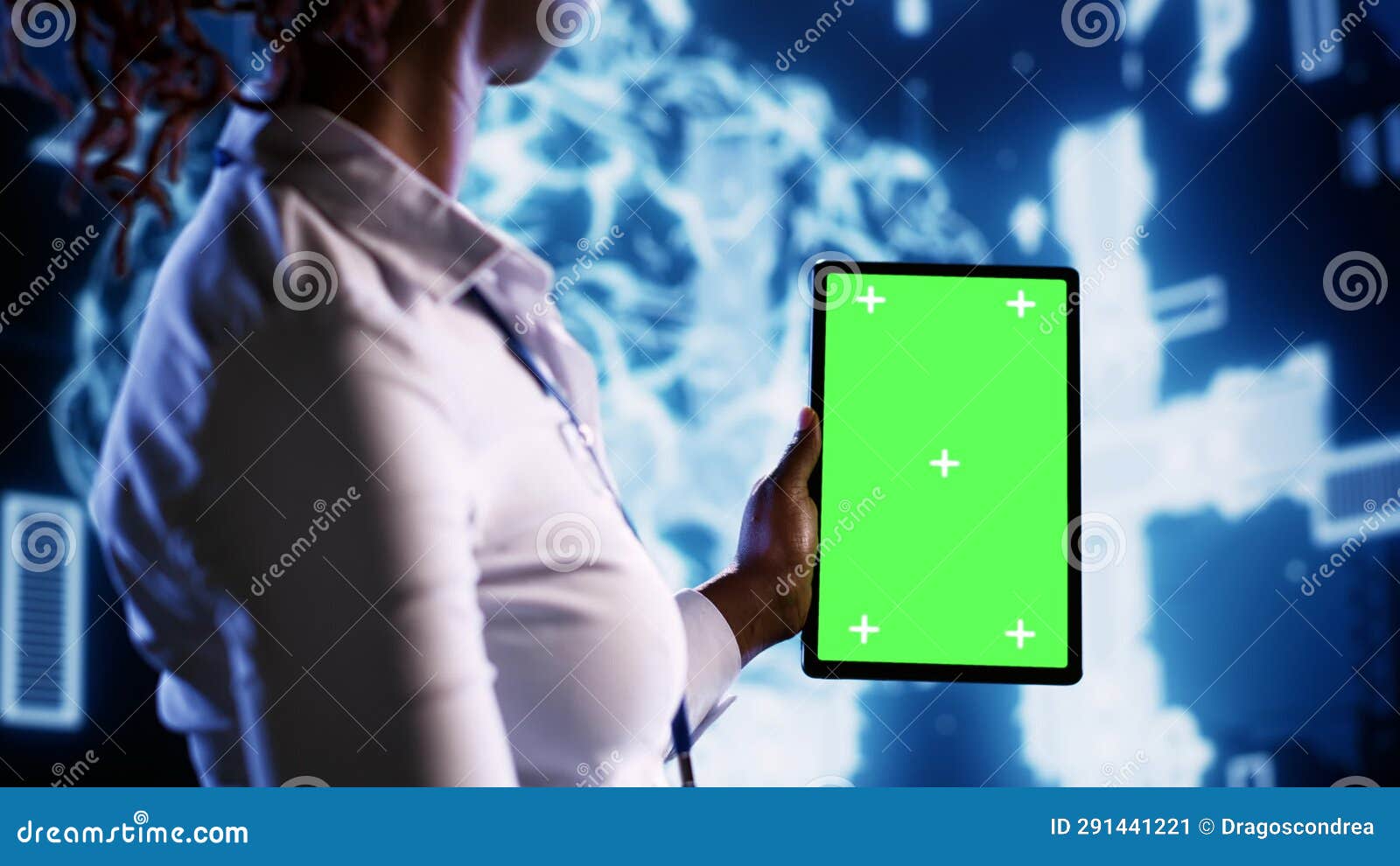 Green Screen AI Human Brain Simulation Stock Video - Video of model, computer: 291441221