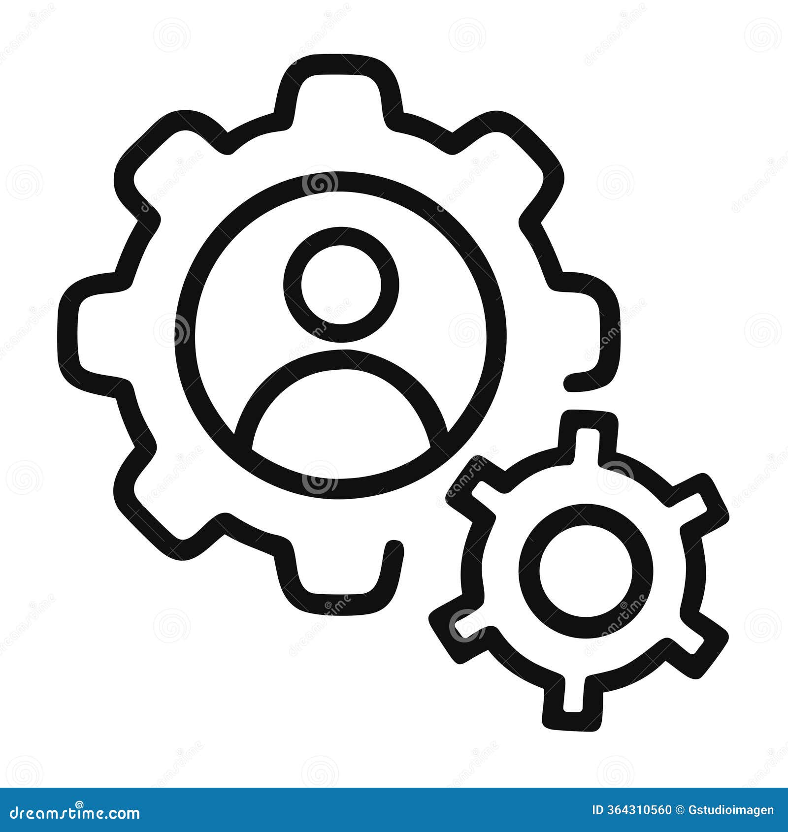 User Settings Icon. Male Profile Sign. Vector | CartoonDealer.com ...