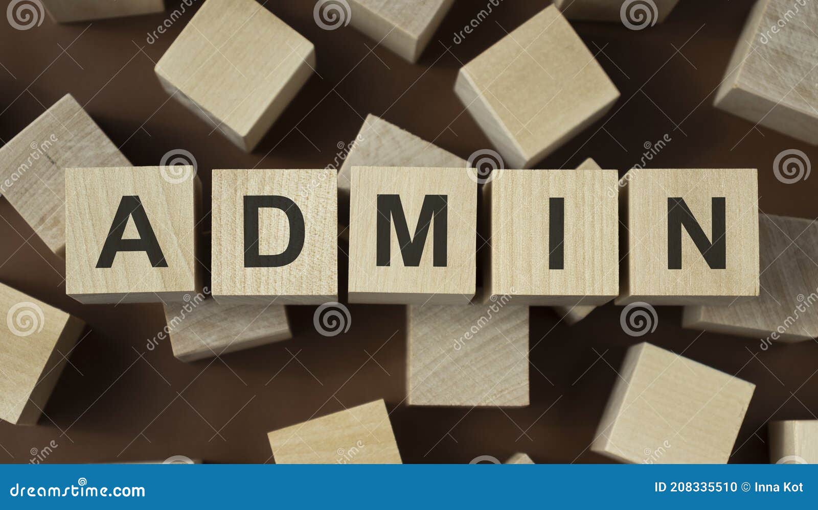 Admin Login Sign Made of Wood Stock Photo - Image of security ...