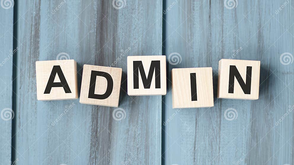 Admin-LOGON-Zeichen Aus Holz Stockbild - Bild von vertrauen ...