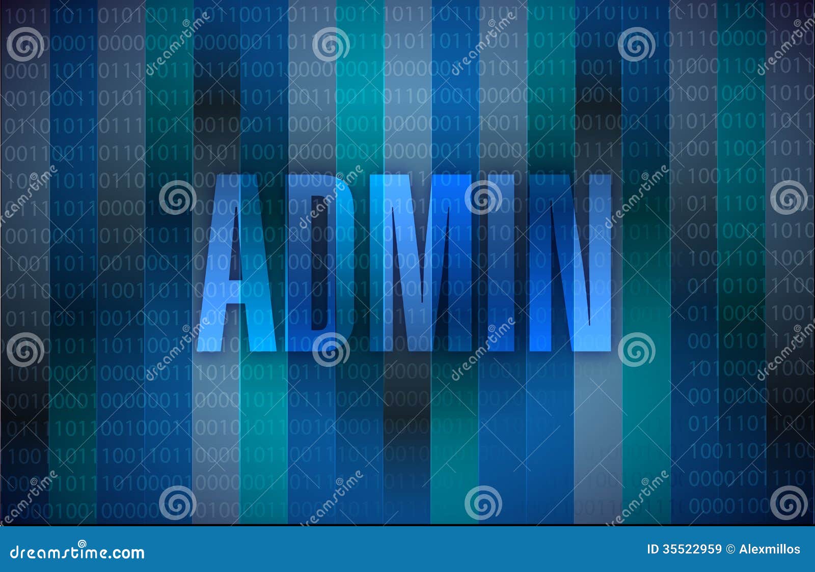 Admin Message Illustration Design Stock Illustration - Illustration of ...