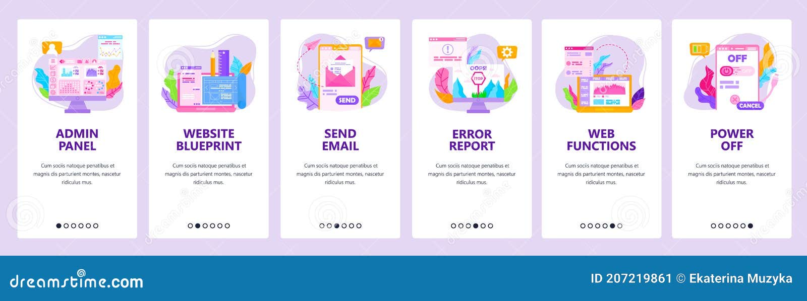 Admin Panel, Error Report, Web Functions, Send Email. Mobile App ...