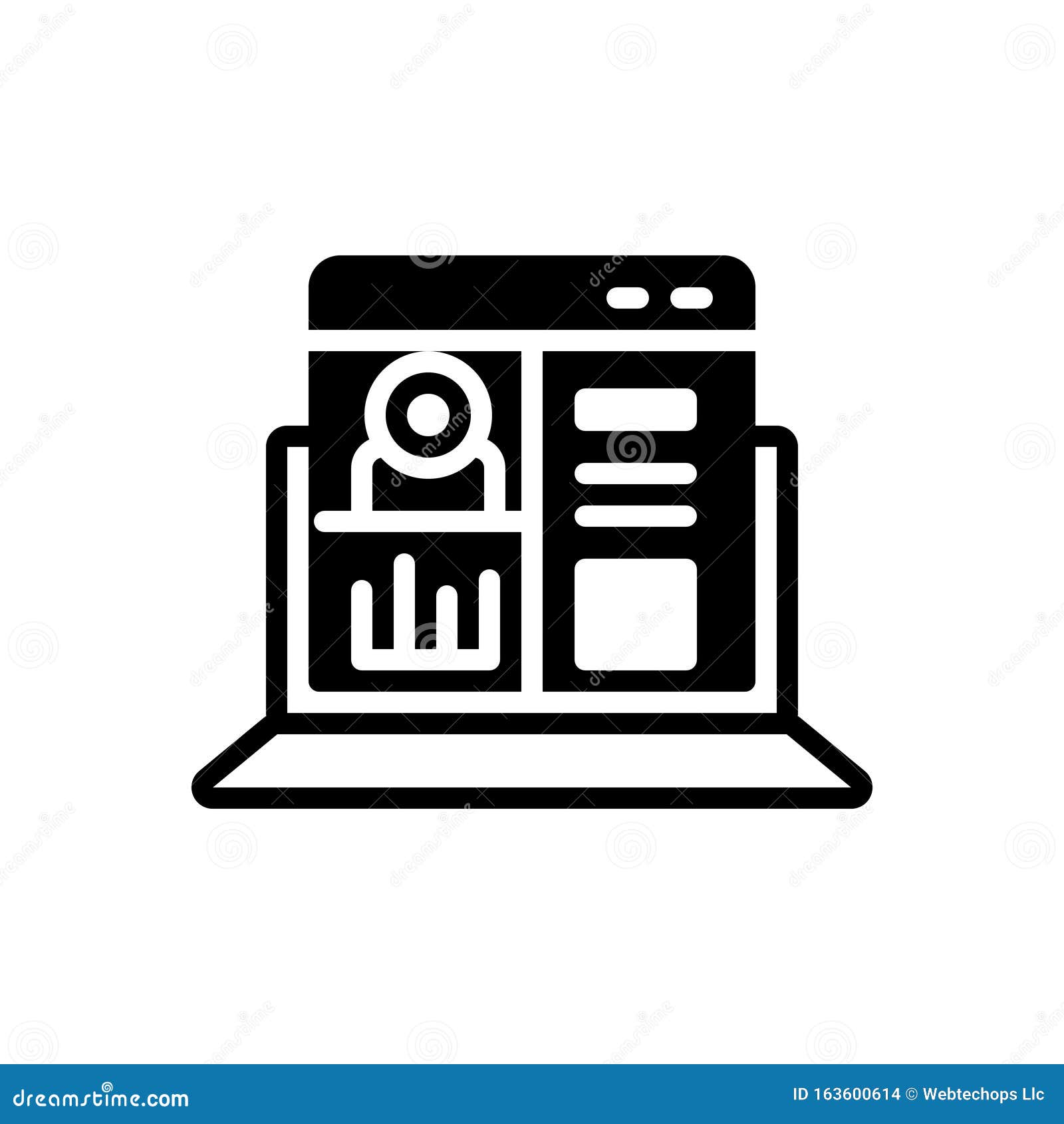 Black Solid Icon for Admin Panel, Configure and Preferences Stock ...