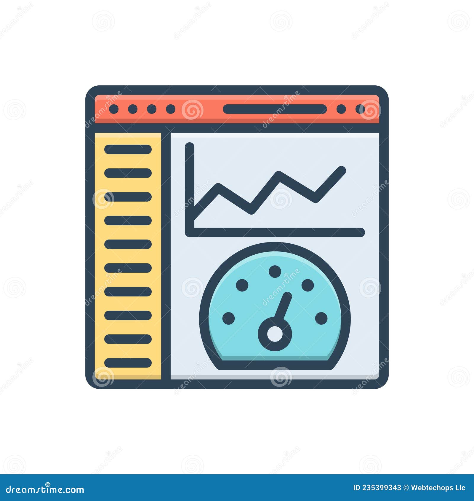 Color Illustration Icon for Admin Panel, Admin and Graphic Stock ...