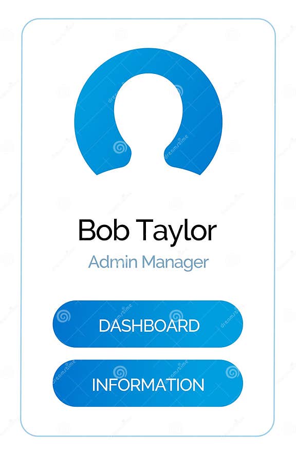 Admin Panel Icon Isolated on White Background. Set of Functions for ...