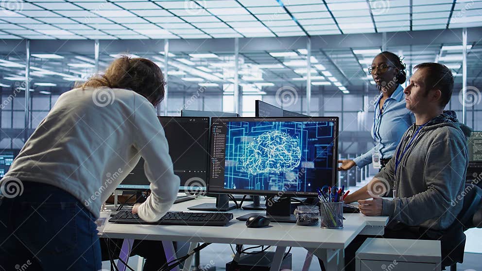 Admin Panicking after Computer Crash Affecting Server Room AI Workloads ...