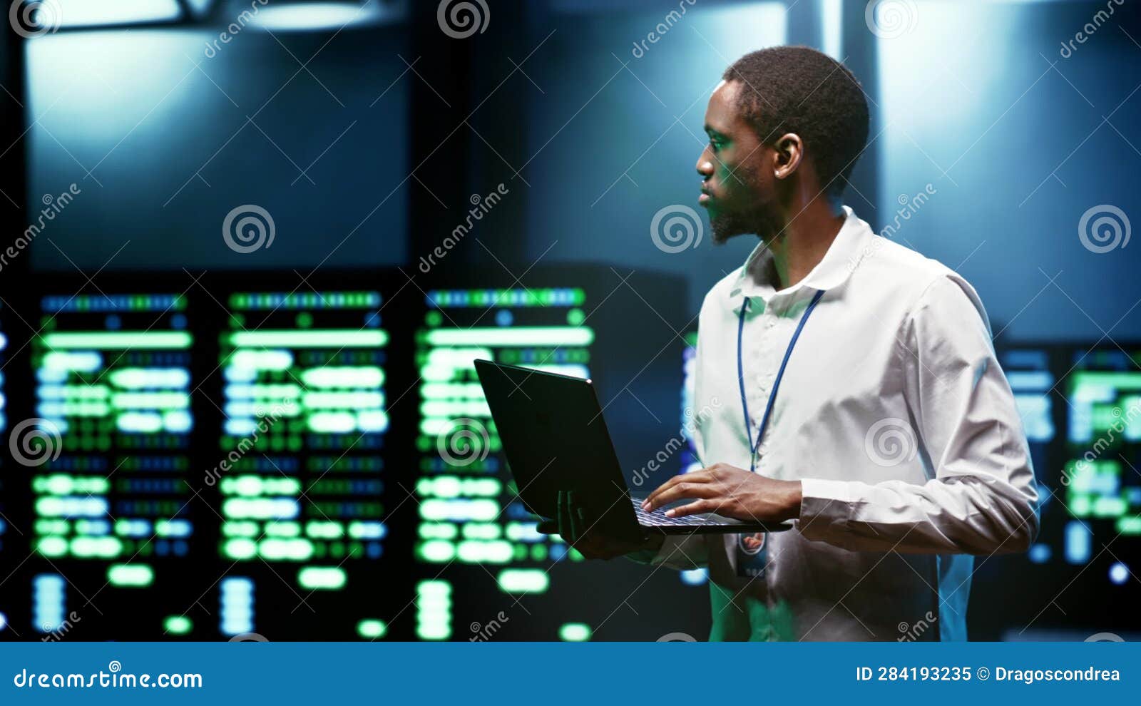 Admin Installing Supercomputer Firewalls Stock Video - Video of ...