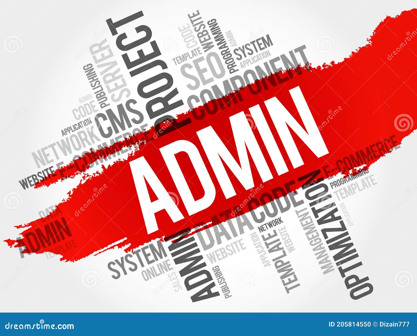 ADMIN Word Cloud Collage Stock Photography | CartoonDealer.com #199600934