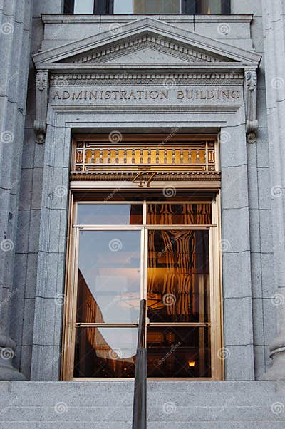 Administation building stock image. Image of office, school - 364379