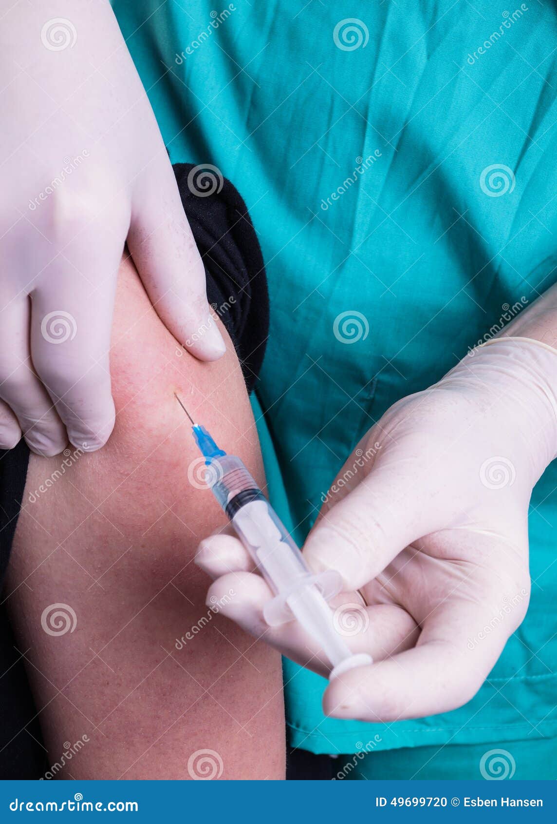 Administer Injection - Flu Shot Stock Photo - Image of virus, vitamins ...