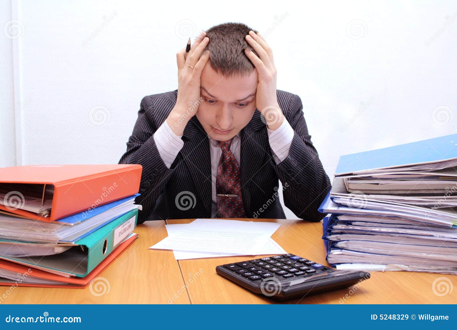 Administratie stock afbeelding. Image of bindmiddel, persoon - 5248329