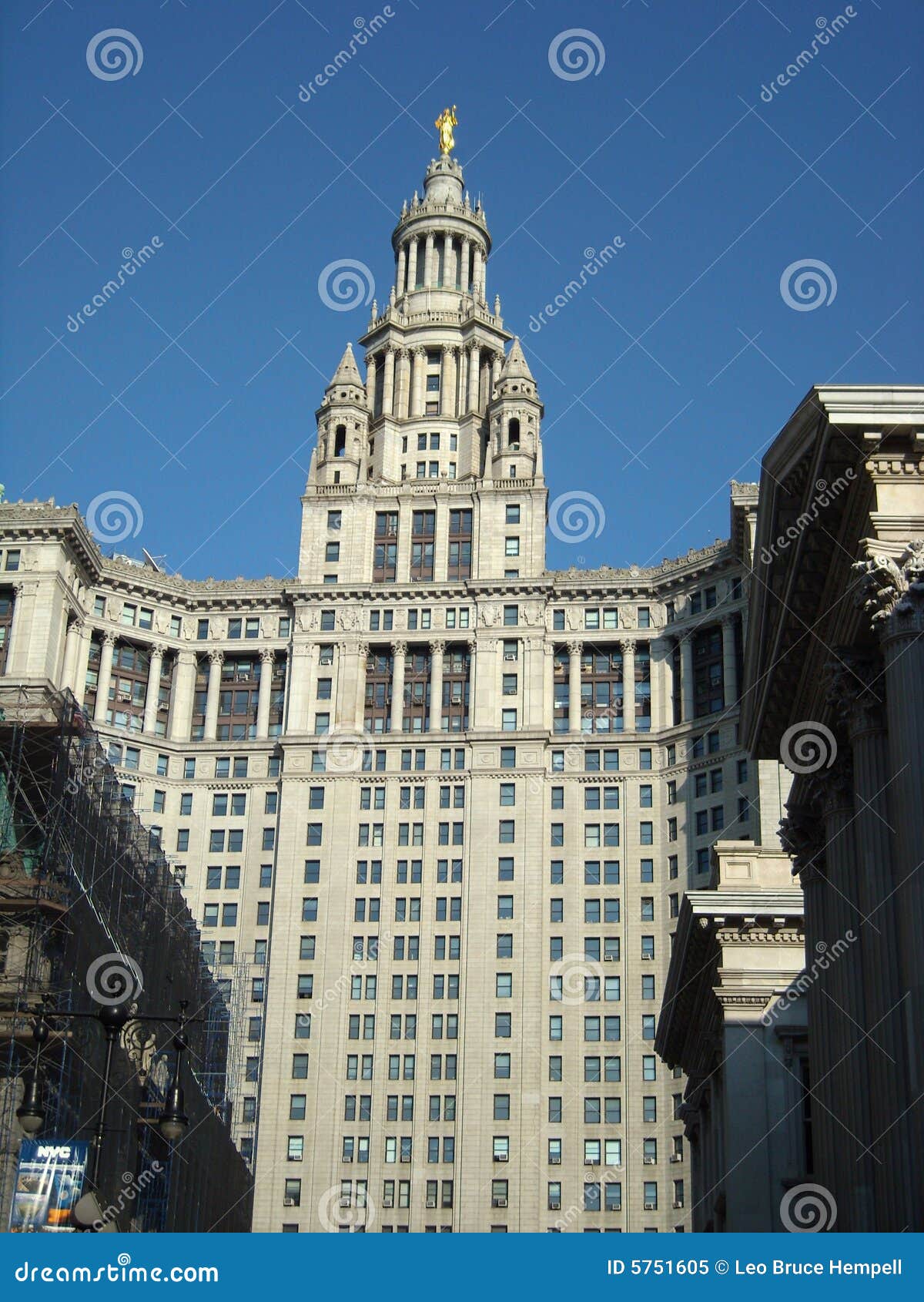 Administration Building, NYC USA. Stock Image - Image of york ...