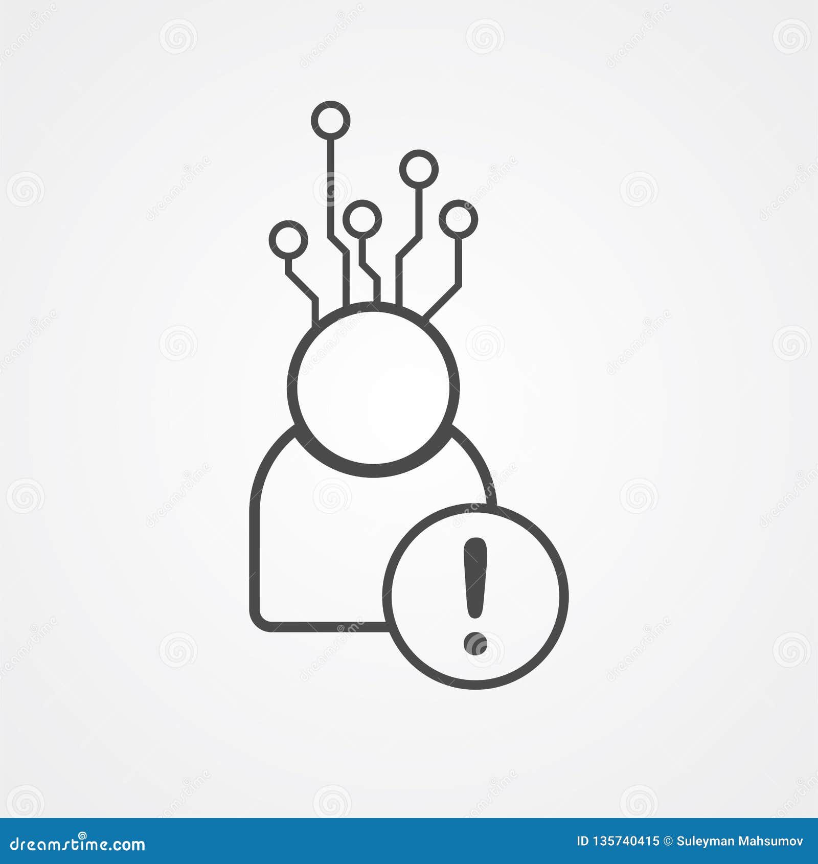 Administration Vector Icon Sign Symbol Stock Vector - Illustration of ...