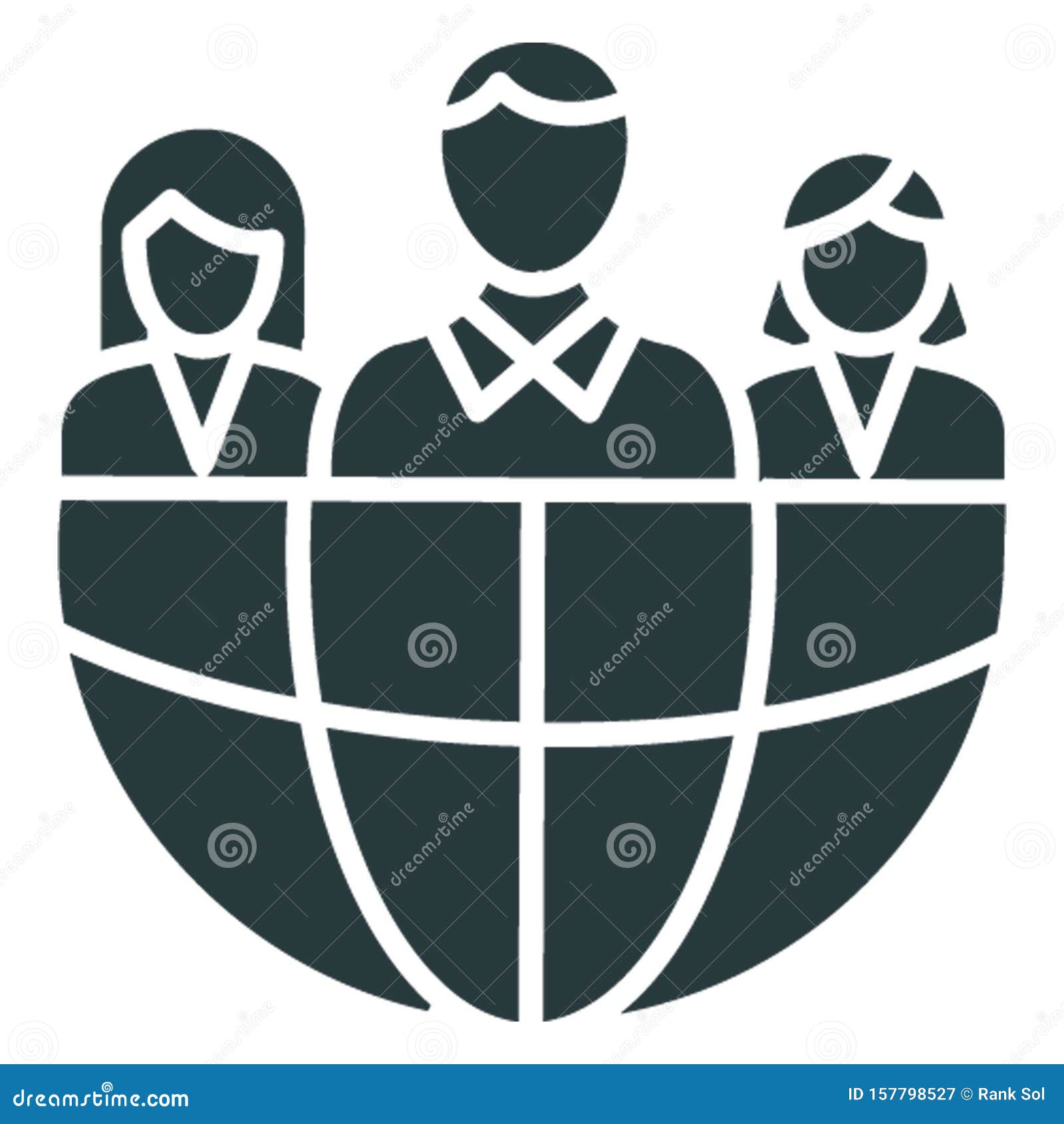 Administration, Leadership . Vector Icon Which Can Easily Modify or ...