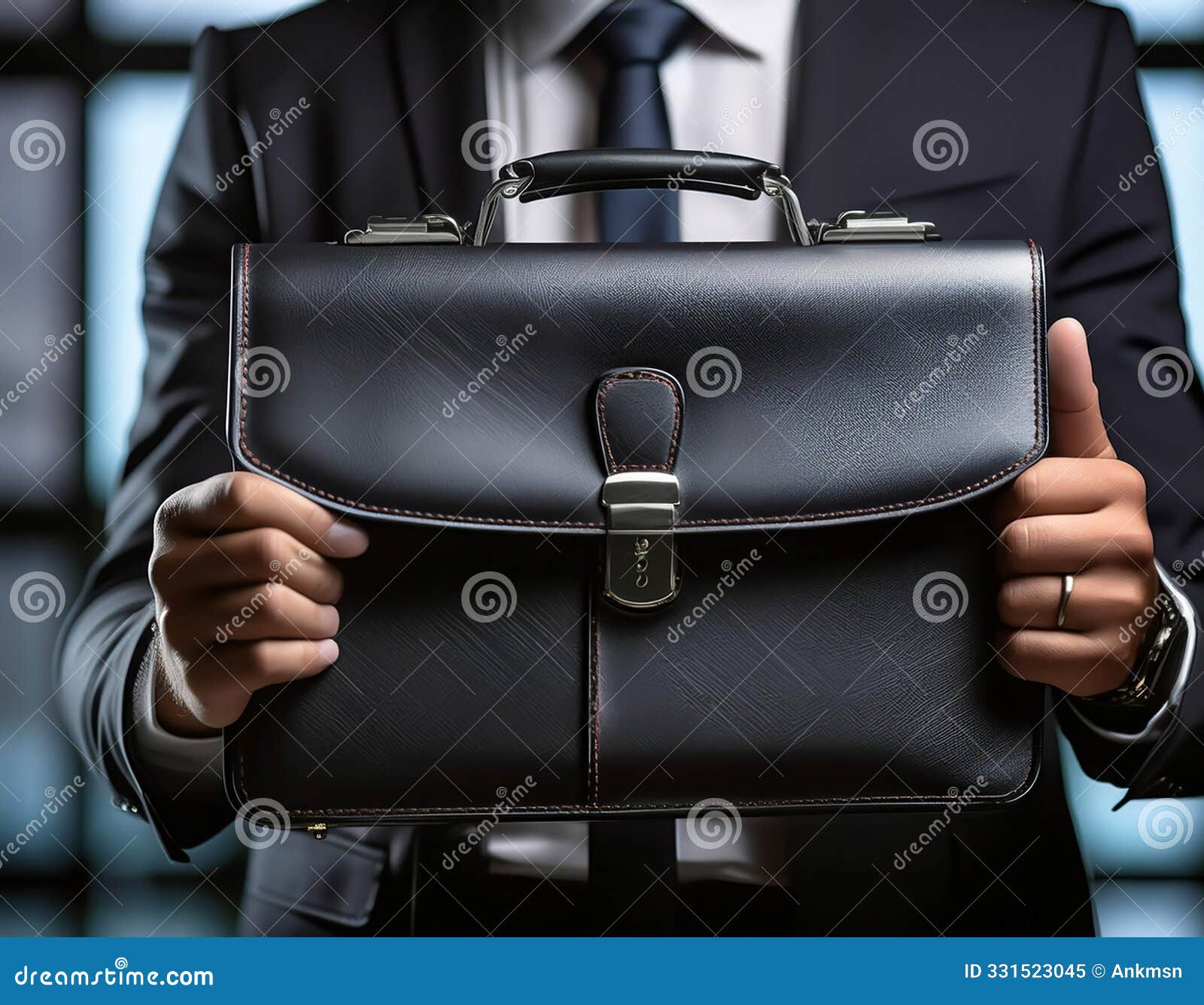 Administration and Management, Featuring Symbols Like a Briefcase, a ...