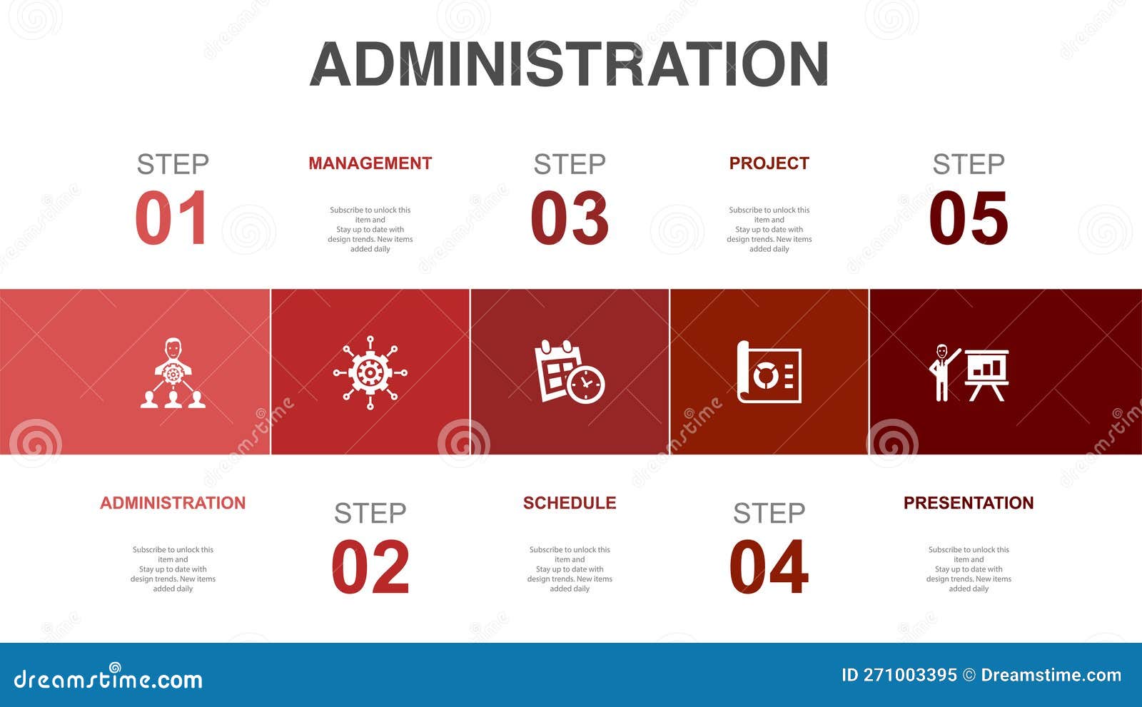 Administration, Management, Schedule Stock Vector - Illustration of ...