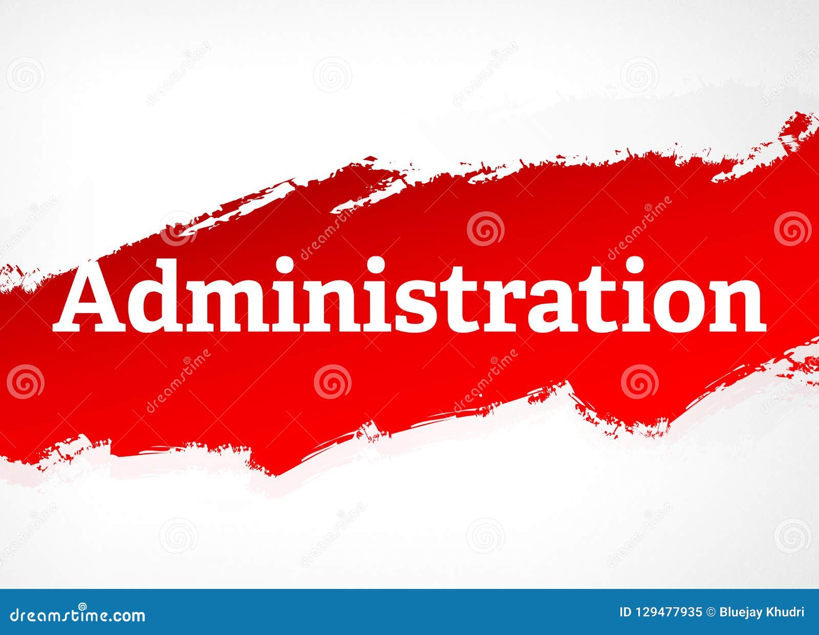 Administration Red Brush Abstract Background Illustration Stock ...