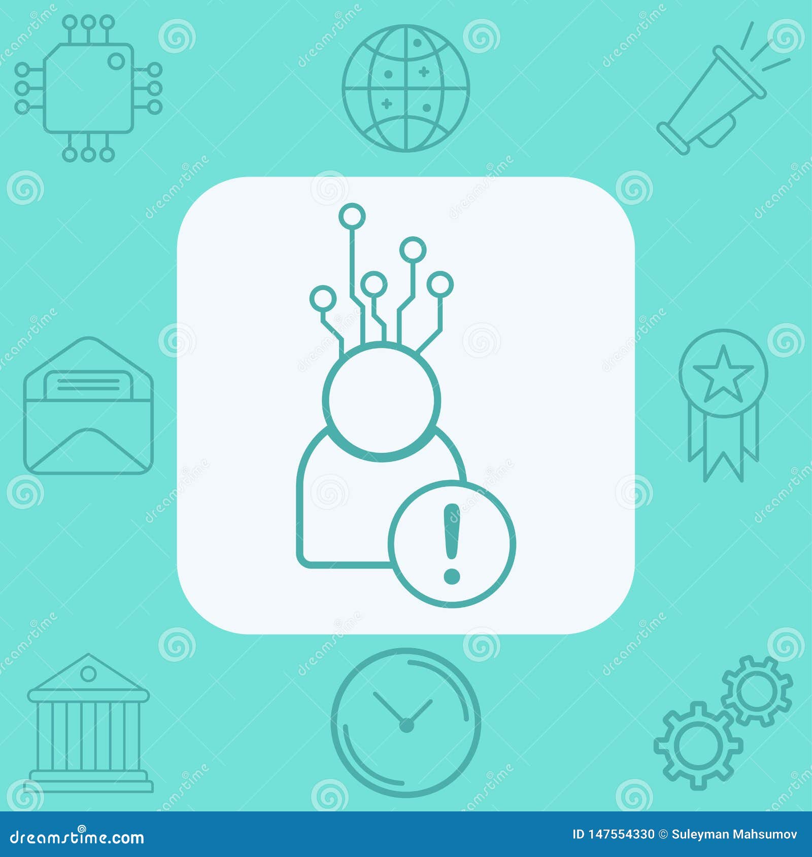 Administration Vector Icon Sign Symbol Stock Vector - Illustration of ...