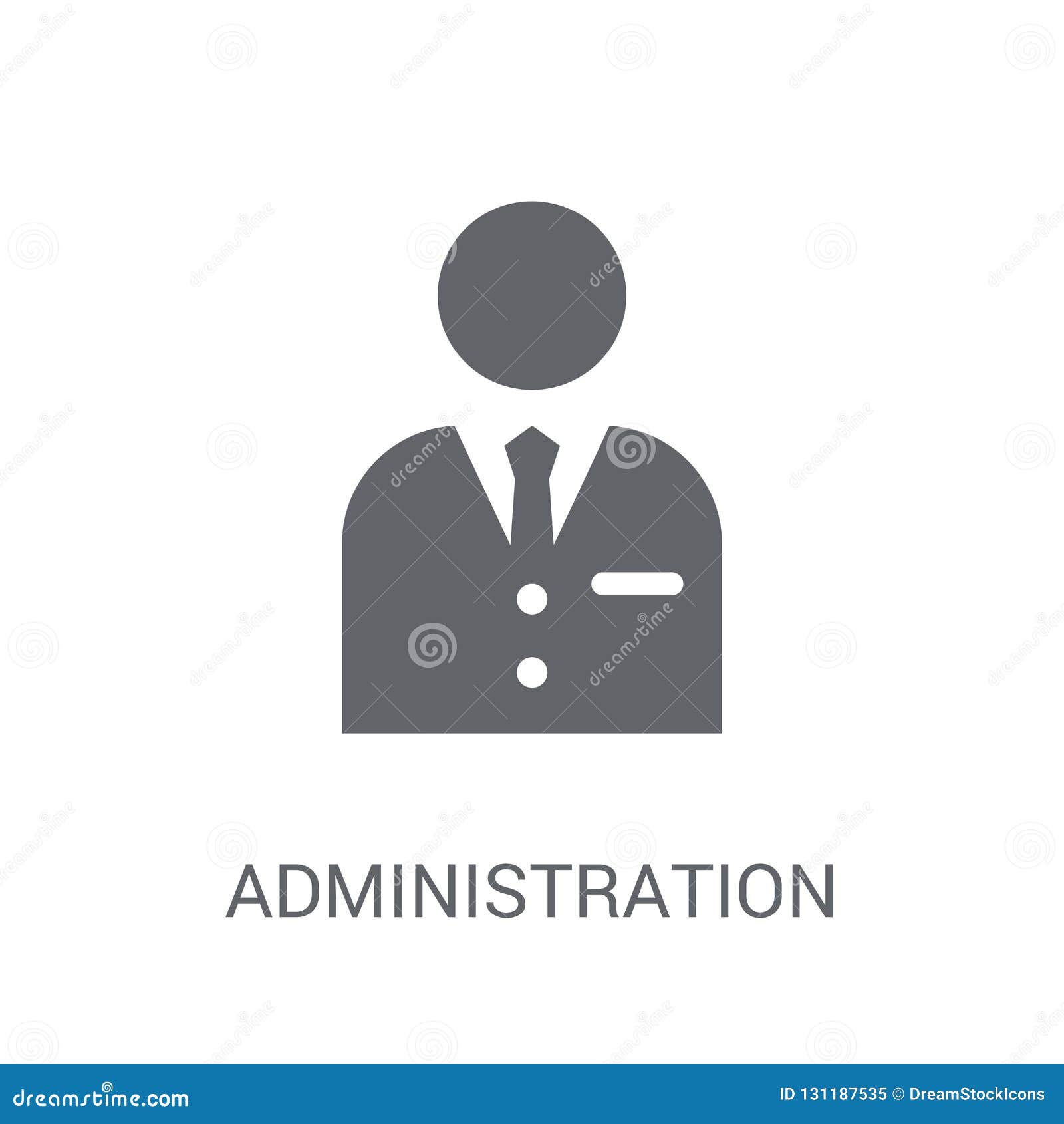 Administrationssymbol vektor illustrationer. Illustration av ljudbandet ...