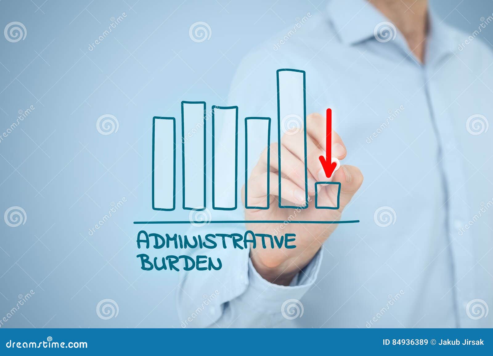 Administrative Burden Reduction Stock Image - Image of manage ...