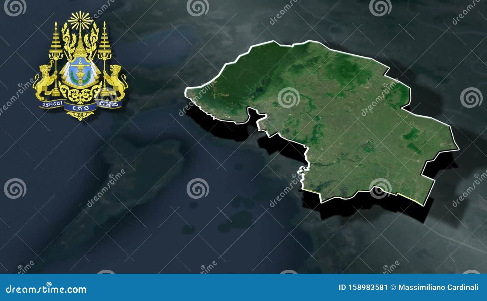 Kampot - Physical Map of the Globe Animation Map Stock Video - Video of ...