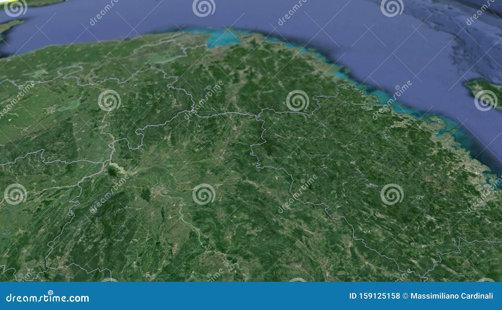 Fujian - Physical Map of the Globe Animation Map Stock Footage - Video ...